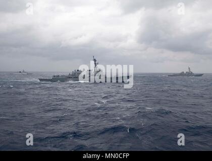 The Kora-class corvette INS Kora (P 61) steams behind the guided ...