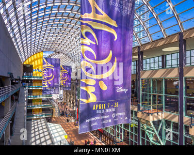 Atrium, Denver Center for the Performing Arts, Denver, Colorado USA ...