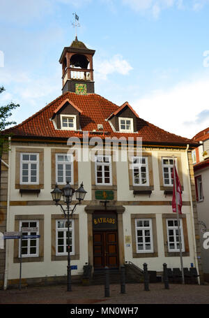 Rathaus building in Bad Munder, Germany Stock Photo - Alamy