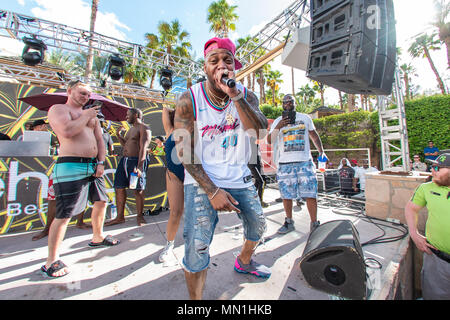 LAS VEGAS, NV - May 2: Flo Rida and Justin Bieber pictured as Justin ...