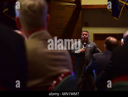 Representatives from the Air Force and Lockheed Martin gathered to see ...