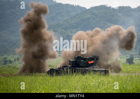 Bradley Fighting Vehicle (BFV) from Company C, 1st Battalion, 9th ...