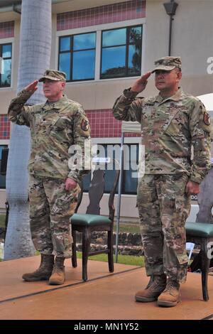 Col. Samuel Membrere (left), commander of the 303rd Maneuver ...