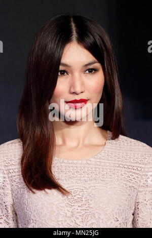 LONDON, ENGLAND - NOVEMBER 15: Gemma Chan attends the European premiere ...
