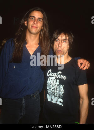 Eric Benson (son of Iggy Pop) during the Artists Against Aids Gala ...