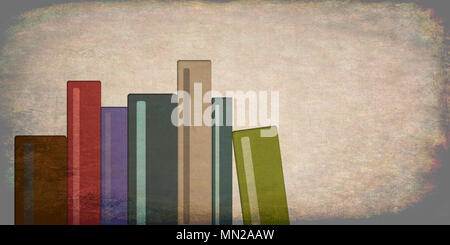 set of lined up books spine - reading and culture concept Stock Photo ...