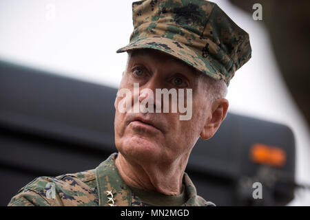 Soldiers assigned to the 49th Missile Defense Battalion demonstrates ...