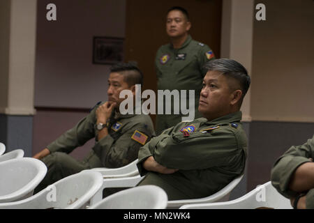 Philippine Air Force Brig. Gen. Antonio Ramon Lim, commander, 5th ...