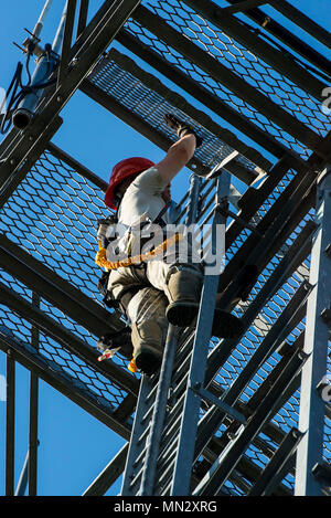 Airmen from the 375th Communications Squadron brief Maj. Gen. Kenneth T ...