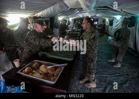 CAMP HANSEN, OKINAWA, Japan – Brig Marines simulate a day in the ...
