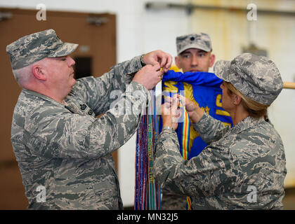 Members of the 102nd Intelligence Wing celebrate the 100th anniversary ...