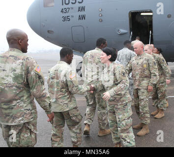 U.S. Army Lt. Col. Indira Rice Donegan, commander of the Fort Stewart ...