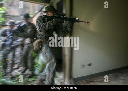 Lance Cpl. Alexander N. Tirona, a rifleman with India Company ...