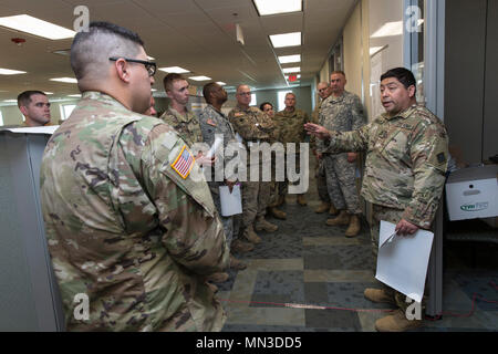 Members of Headquarters Company 700th Brigade Support Battalion, 45th ...