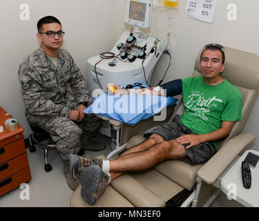 An Airman assigned to the 609th Air Operations Center works on the ...