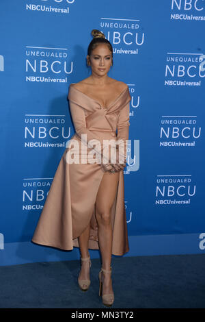 Jennifer Lopez attending the NBCUniversal 2017 Upfront Held at Radio ...