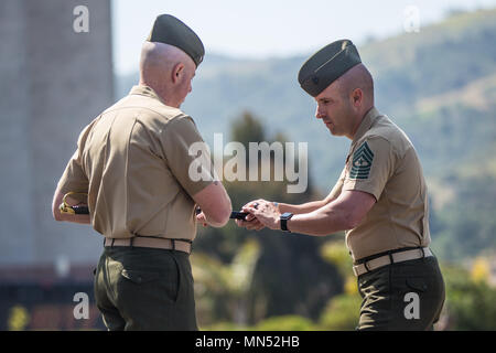 Lt. Col. David Handy, battalion commanding officer, Advanced Infantry ...