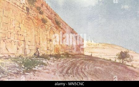 'Jerusalem. - The Triple Gate of The Temple Area', 1902. Creator: John ...