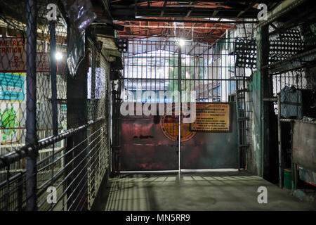 Gate to the entrance to Manila City Jail Prison in Manila, Philippines ...
