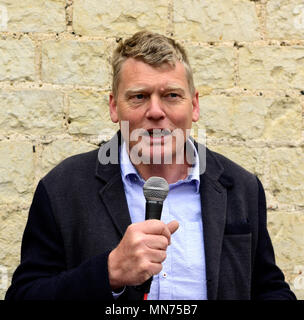 Countryfile presenter Tom Heap speaking on the opening day of BBC ...