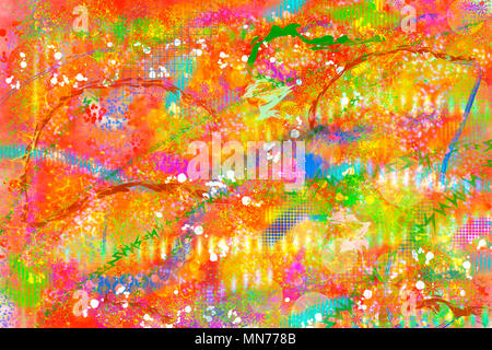 digital abstract background. digital painting Stock Photo - Alamy