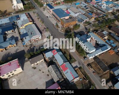 Mohe, Mohe, China. 14th May, 2018. Mohe, CHINA-14th May 2018: Aerial ...