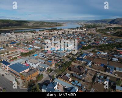 Mohe, Mohe, China. 14th May, 2018. Mohe, CHINA-14th May 2018: Aerial ...