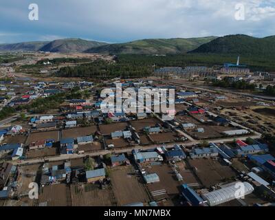 Mohe, Mohe, China. 14th May, 2018. Mohe, CHINA-14th May 2018: Aerial ...