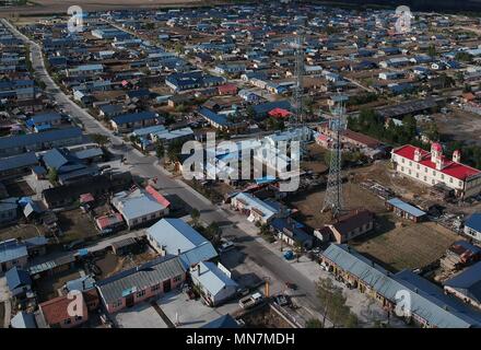 Mohe, Mohe, China. 14th May, 2018. Mohe, CHINA-14th May 2018: Aerial ...