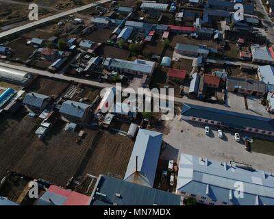 Mohe, Mohe, China. 14th May, 2018. Mohe, CHINA-14th May 2018: Aerial ...