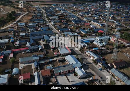 Mohe, Mohe, China. 14th May, 2018. Mohe, CHINA-14th May 2018: Aerial ...
