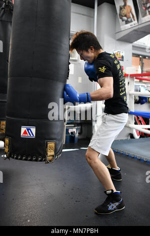 Tokyo, Japan. 14th May, 2018. Ryoichi Taguchi Boxing : Ryoichi Taguchi ...