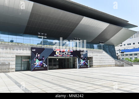 Shanghai, China. 15th May 2018. Austria's Albin Ouschan during WORLD ...