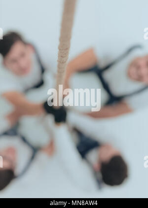 background image is a group of workers rising up Stock Photo - Alamy