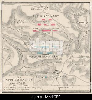 The English Civil War - Battle of Naseby - Cattermole Stock Photo - Alamy