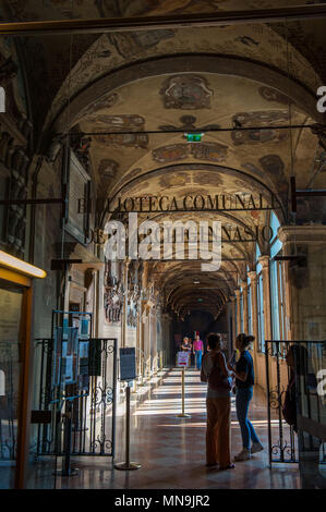 The Archiginnasio library of Bologna Stock Photo - Alamy