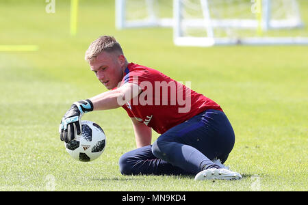 England's Marcus Dewhurst during the training session at St George's ...