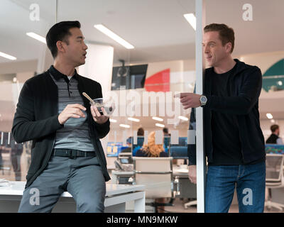 BILLIONS, from left: Daniel K. Isaac, Dhruv Maheshwari, Louis Cancelmi ...