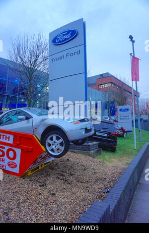 Ford Dealership, Colindale, London, UK, England Stock Photo - Alamy
