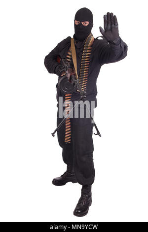 mercenary with RPD 44 machine gun Stock Photo - Alamy