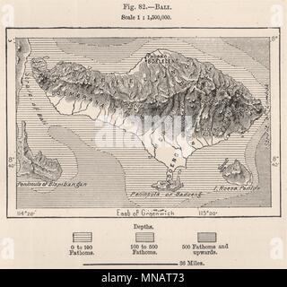 Map of Bali Stock Photo - Alamy