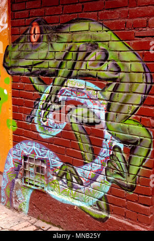 graffiti, tree, frog Stock Photo - Alamy