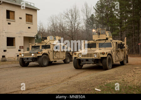 Marines from Alpha Company, 2d Light Armored Reconnaissance Company ...