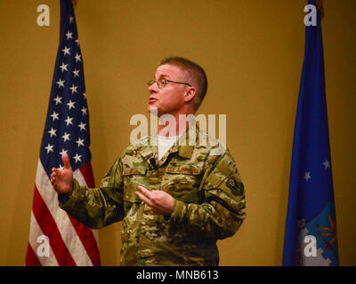 Chief Master Sgt. Gregory Smith, left, command chief of Air Force ...