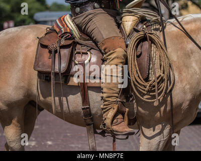Traditional Cowboy Vaquero Saddle Rig Stock Photo - Alamy