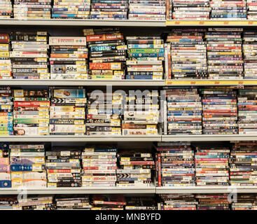Pile of DVD's, UK Stock Photo - Alamy