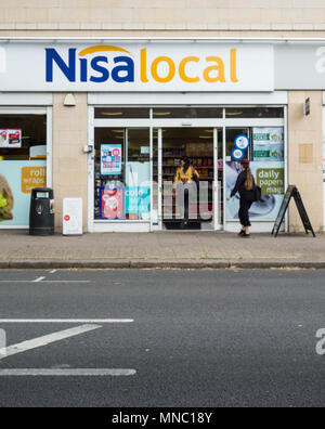 London-Nisa Local store, a British chain of convenience high street ...