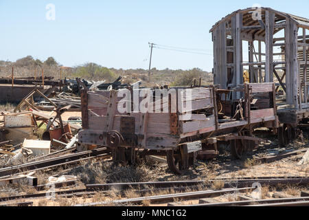 Babbage Island Carnarvon Old Train Stock Stock Photo - Alamy