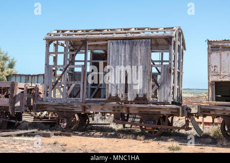 Babbage Island Carnarvon Old Train Stock Stock Photo - Alamy