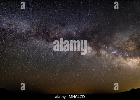 milky way galaxy may arch joshua tree national park, ca us Stock Photo ...
